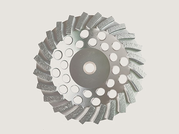 Popular 7" Spiral Turbo Diamond Cup Wheel for Heavy Grinding